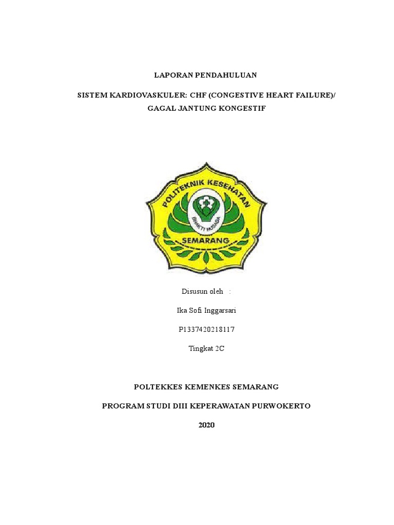 Laporan Pendahuluan CHF | PDF