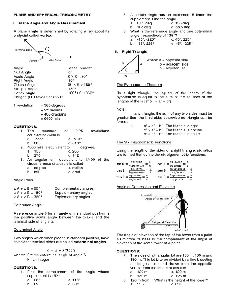 TRIGONOMETRY | Download Free PDF | Trigonometric Functions | Sine