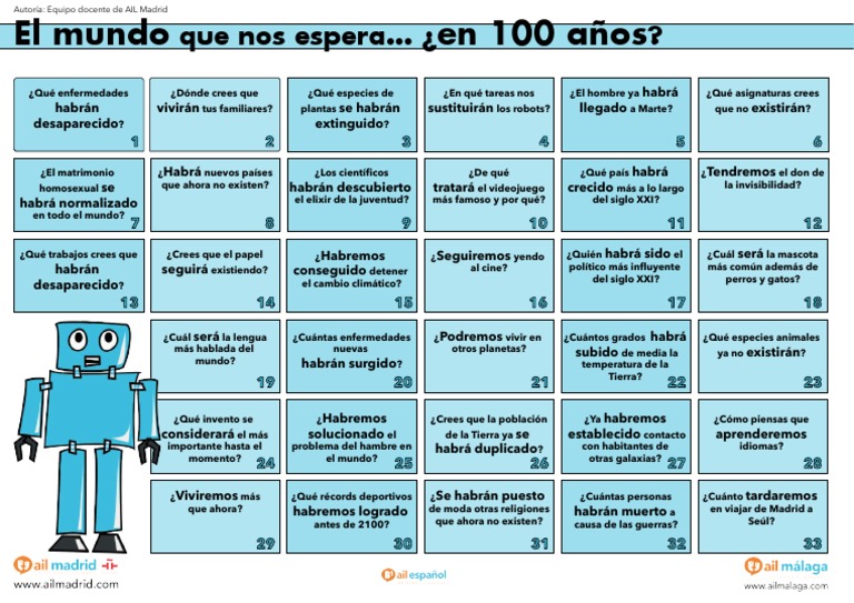 Actividad Tablero Espanol Contraste Futuro Imperfecto Perfecto b1 | PDF ...