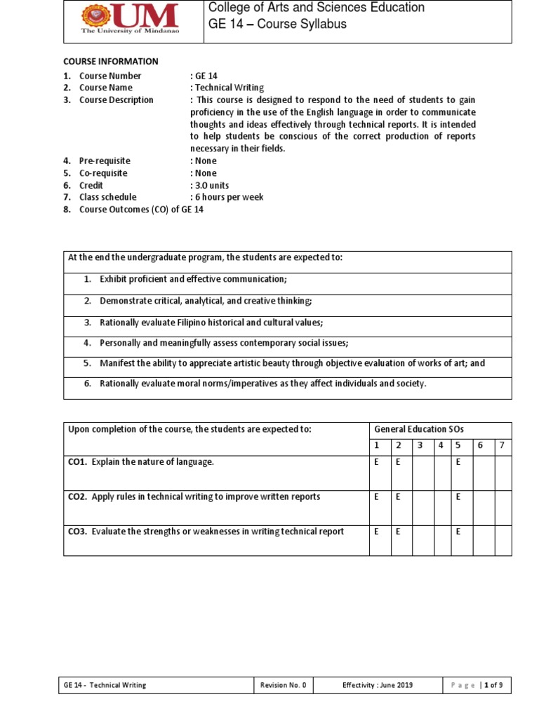 Ge 14 Technical Writing | PDF | Test (Assessment) | Multiple Choice