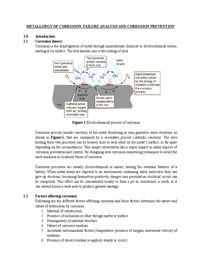 Corrosion, Metallurgy, Failure Analysis & Prevention | PDF | Corrosion ...
