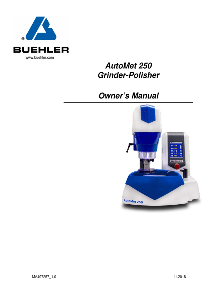 MA497257 - AutoMet 250 Base User Manual - English - Rev1.0 - 11.2018 (1 ...