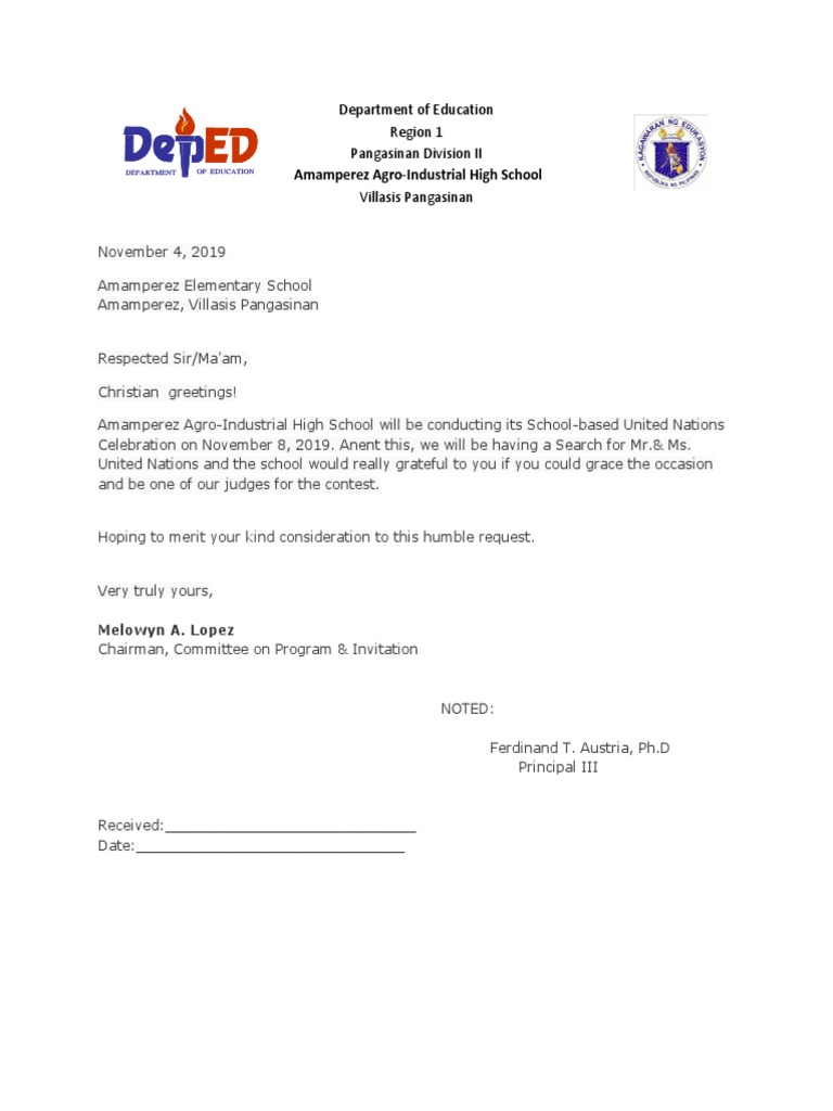 Invitation for Contest Judges | PDF | Wellness