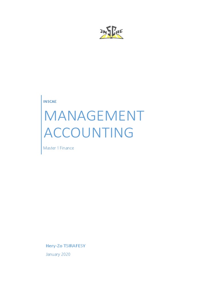 Management Accounting | PDF | Management Accounting | Cost Accounting