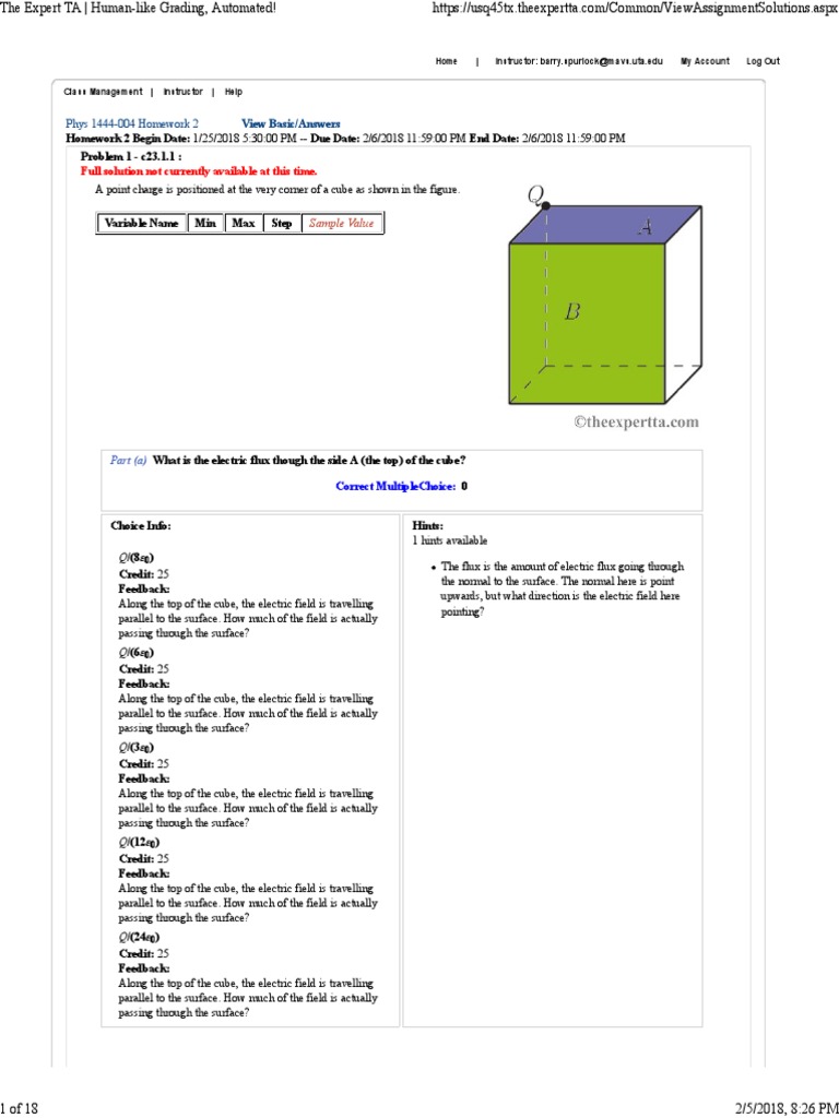 ExpertTA Answers | PDF | Volt | Capacitor