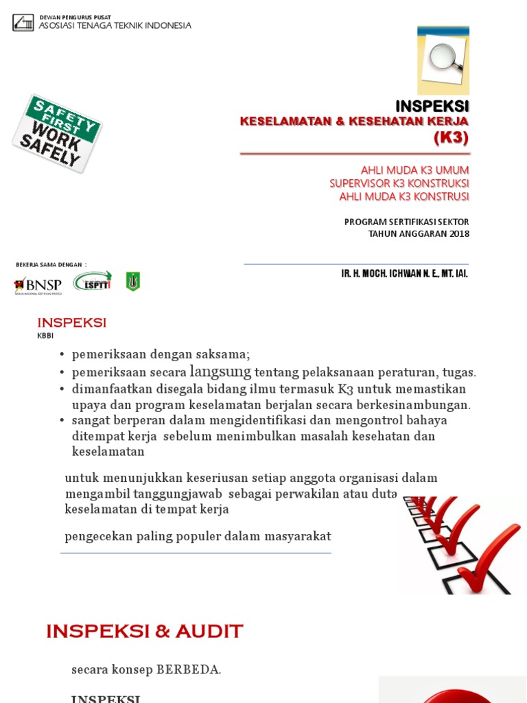 INSPEKSI k3 | PDF