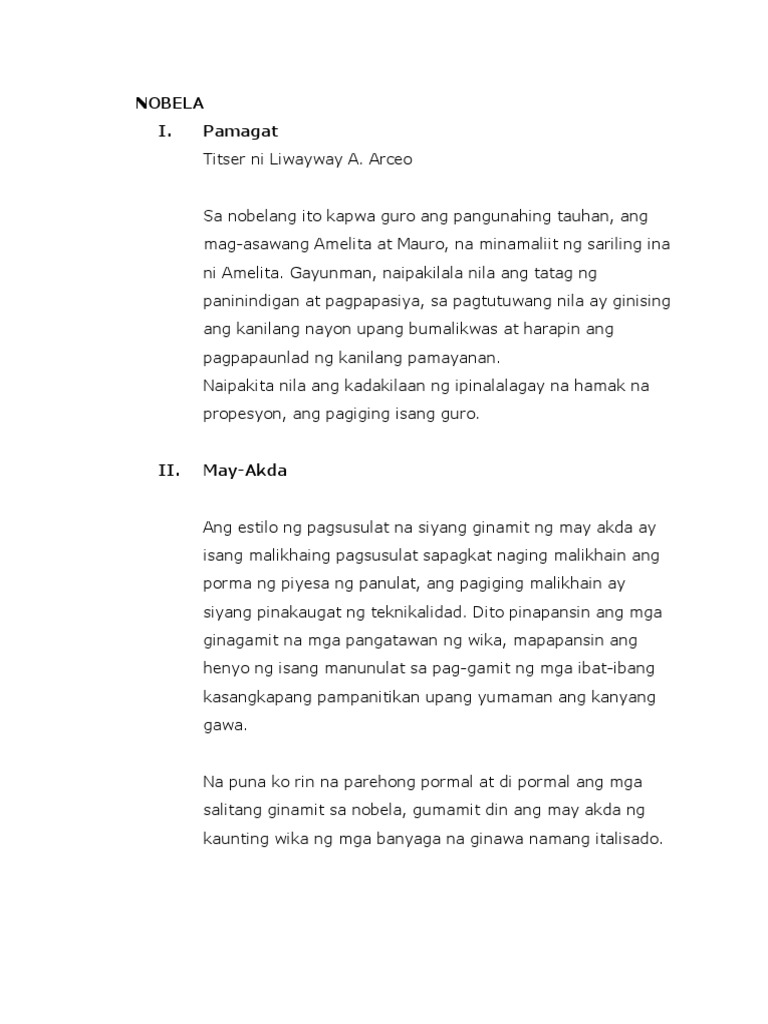 Pagsusuri Ng Kanta Pdf