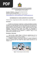 Experimento Com Tubo De Raios Catódicos Pdf Elétron Eletricidade