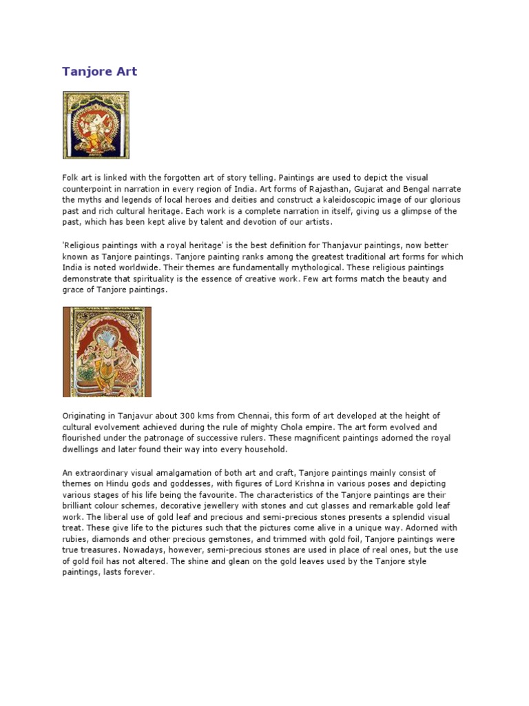 Short Notes Folk Art Of India Pdf Paintings Religion And Belief