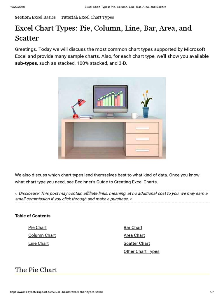 Excel Chart Types Explained | PDF