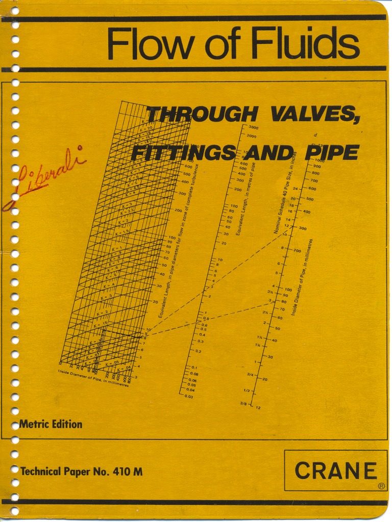 Crane - Flow of Fluids PDF | PDF