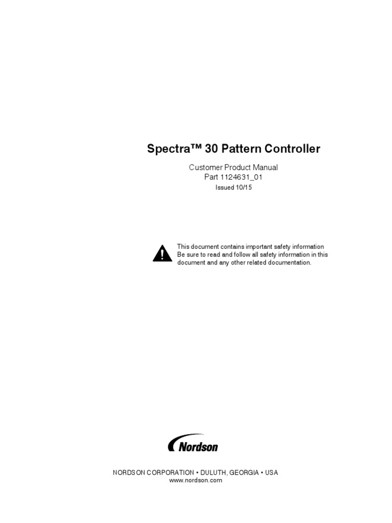Spectra 30 Manual PDF | PDF | Safety | Valve
