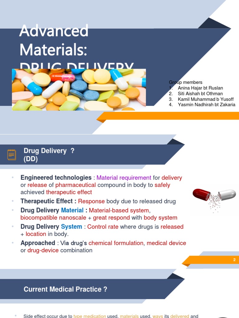 Advanced Drug Delivery Systems Overview | PDF | Liposome | Chemical ...