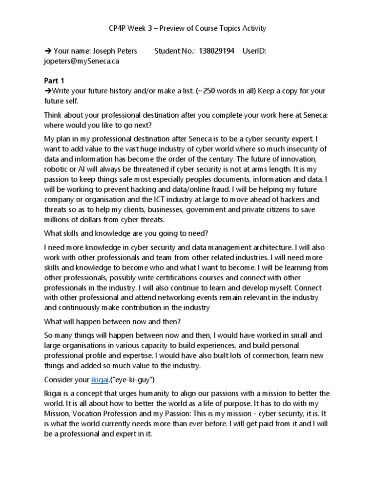 CP4P Week3 Course Preview Activity | PDF | Computer Security | Security