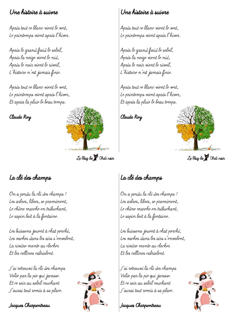 La Nature en Poésie PDF | PDF | La nature