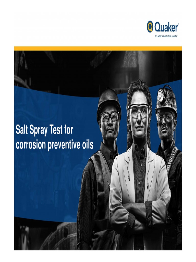 Salt Spray Test For RP Oils PDF | PDF | Building Engineering | Chemistry