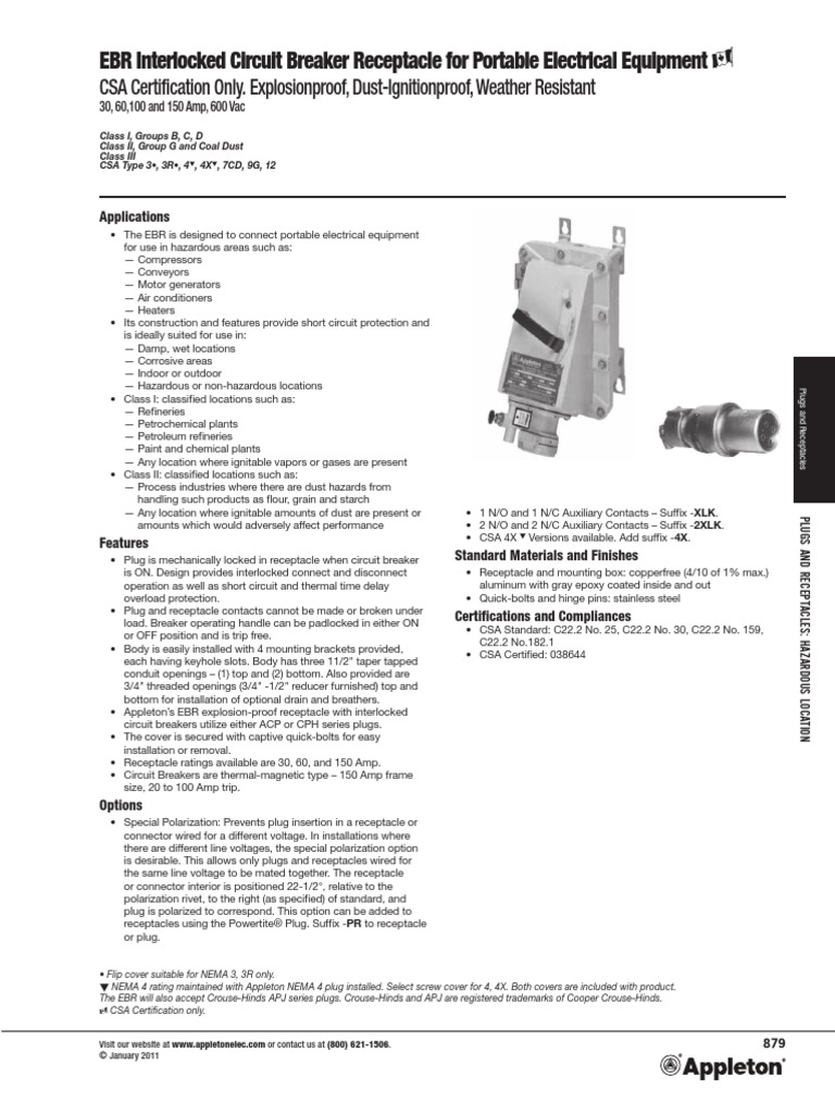 Catalogo Appleton 1 | PDF | Ac Power Plugs And Sockets | Electrical ...