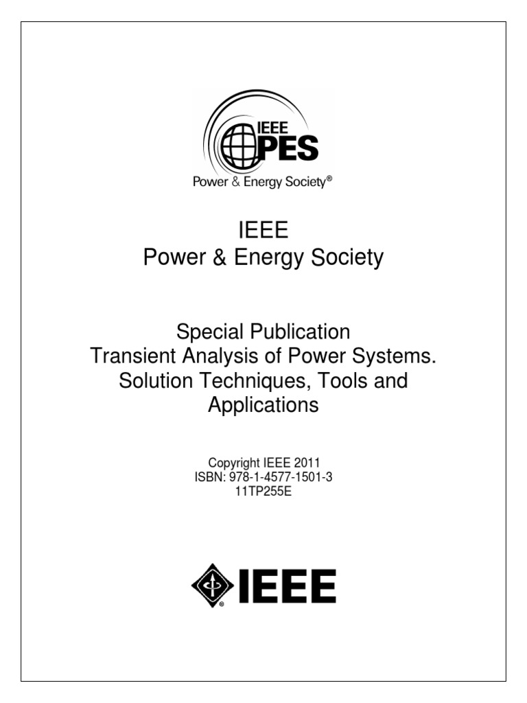 IEEE Transient Analisis of Power Systems - Solution Technics, Tools and ...