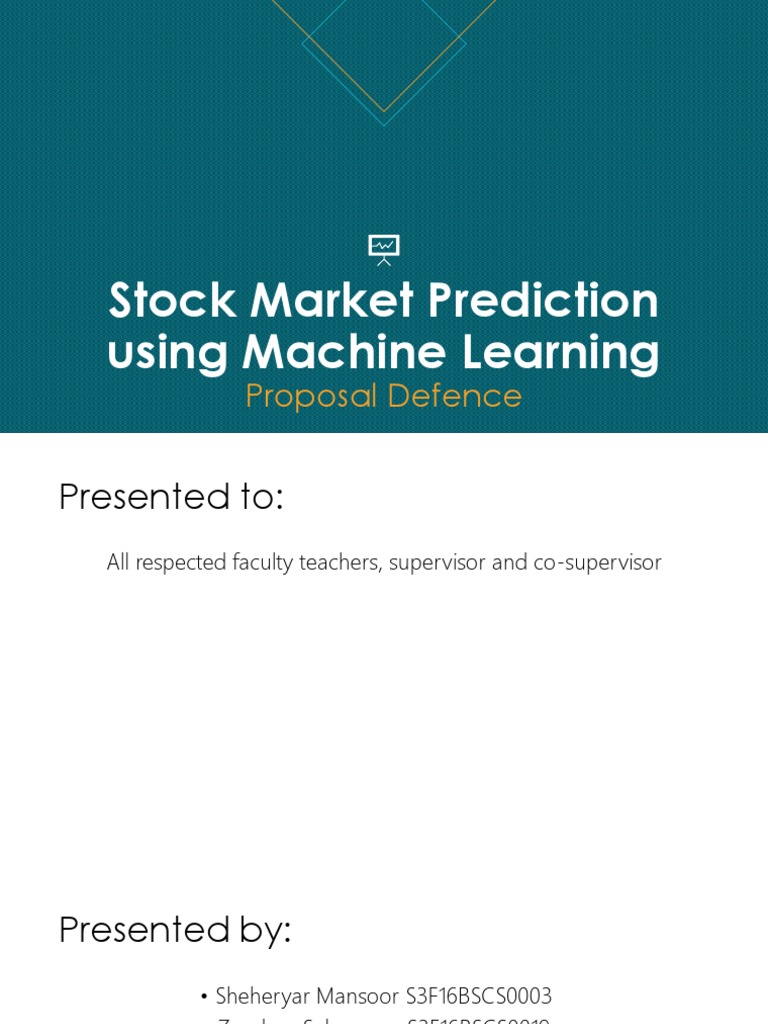 Stock Market Prediction Using Machine Learning Proposal | PDF ...