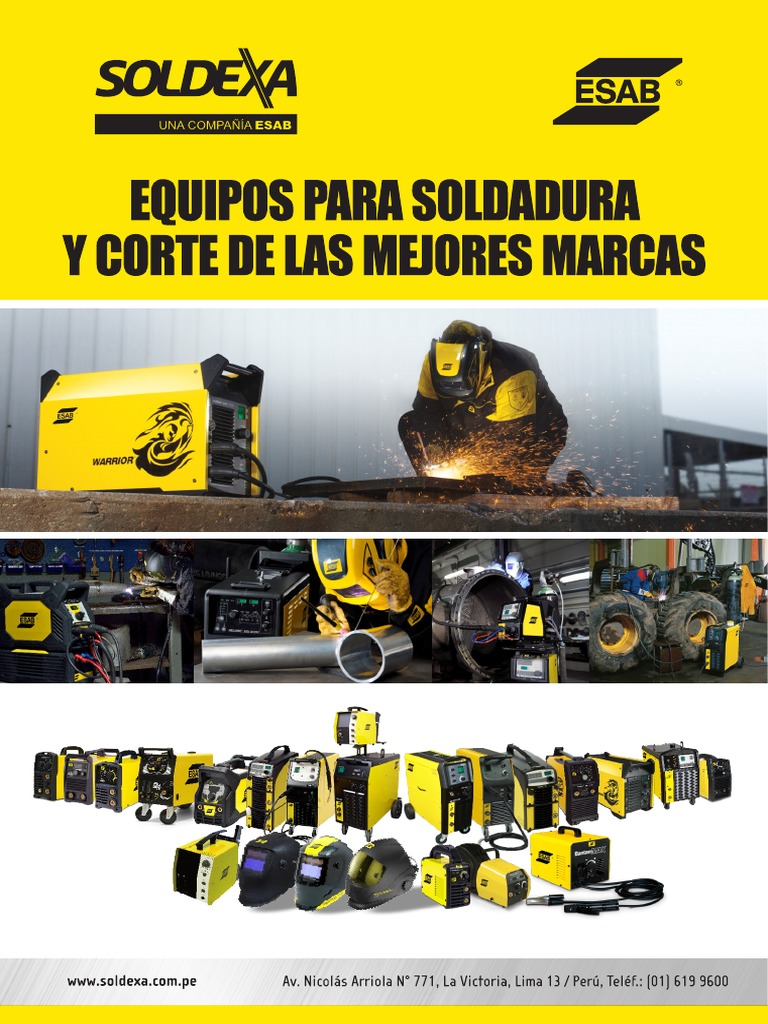 Soldexa - Triptico Esab 2019 2 Curvas PDF | PDF