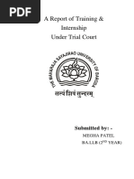Law Internship Diary | PDF | Magistrate | Complaint