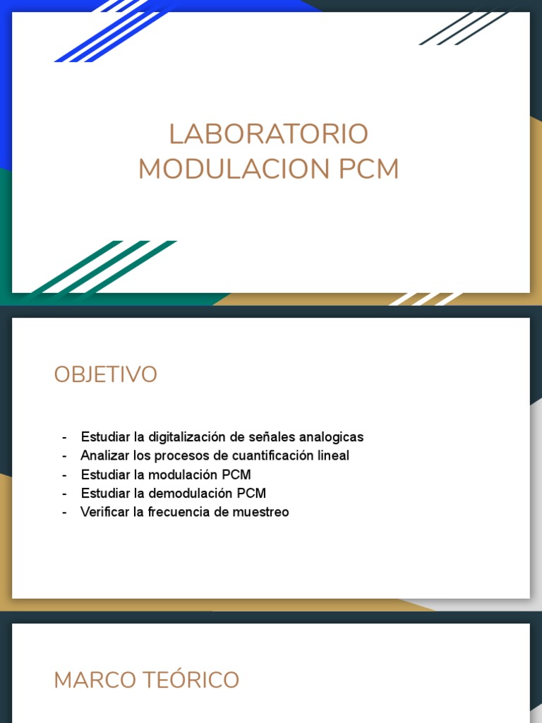 Modulación PCM: Digitalización y Análisis | PDF | Modulación | Muestreo ...