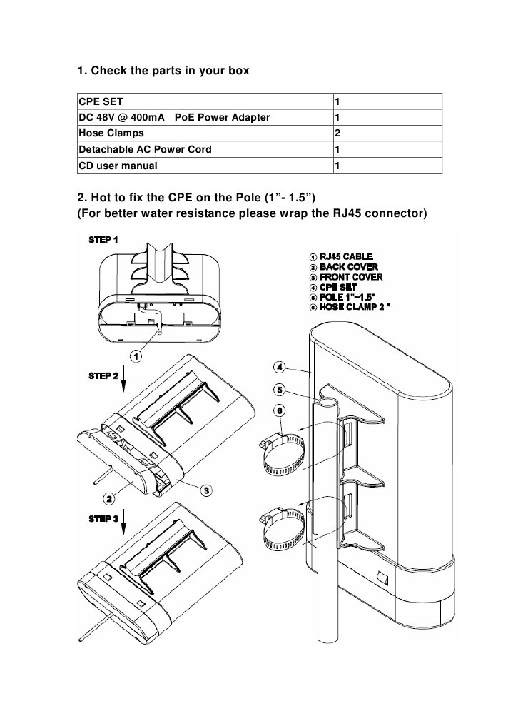 CPE Installation and Configuration Guide | PDF