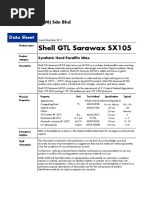 Shell Saraline 185V TDS | PDF | Gas To Liquids | Oil Well