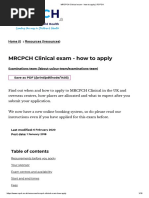How To Assess Development in The MRCPCH Clinical Exam | PDF | Language ...