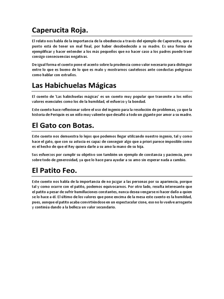 Analisis Cuentos | PDF