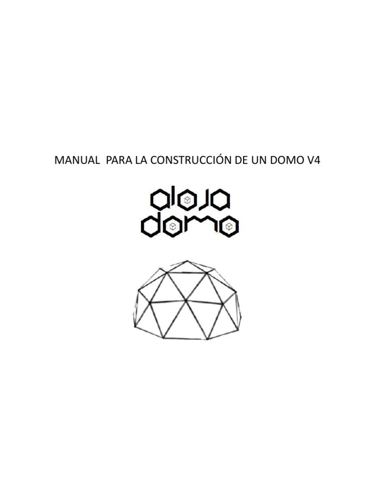 Manual Construccion Domo V2 Conectores | PDF | Tierra | Naturaleza
