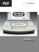 Mettler Toledo Me204 User Manual | PDF | Weight | Computing