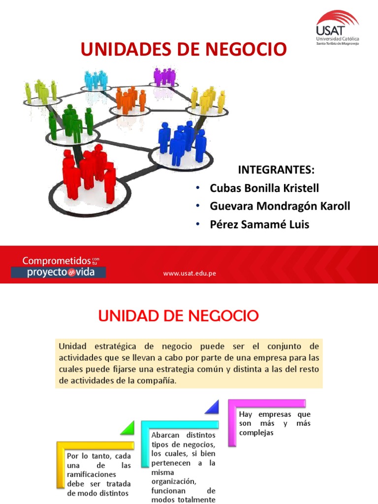 Definición y Ejemplos de Unidades de Negocio | PDF | Mercado (economía ...