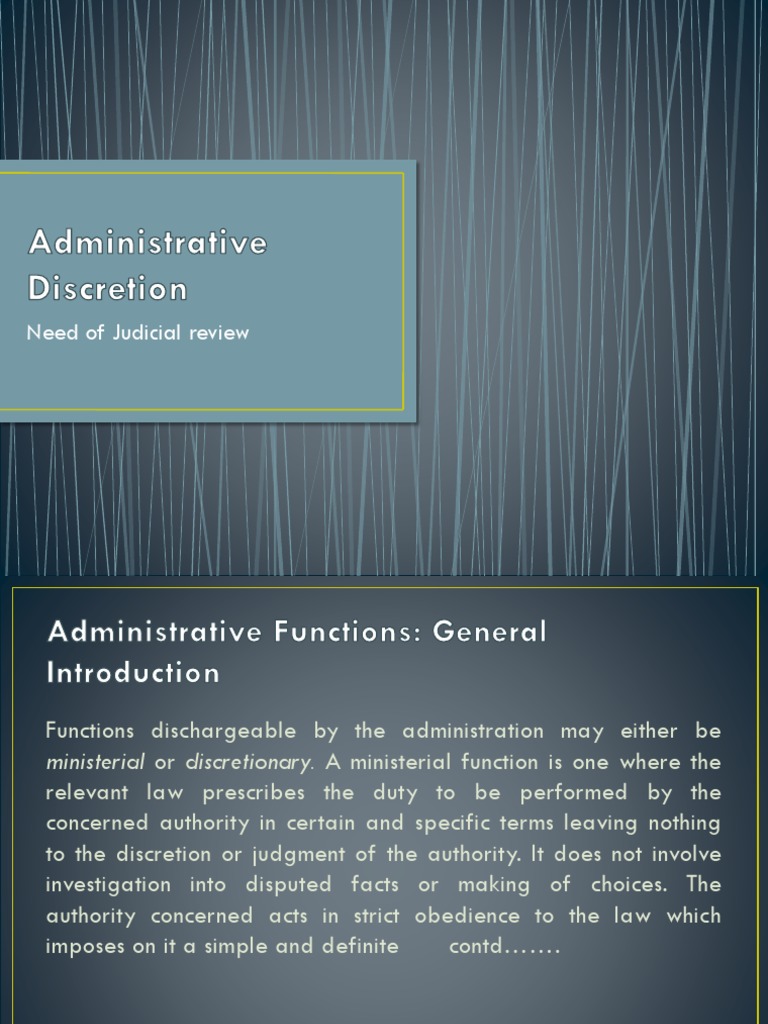 Abuse of Administrative Discretion | PDF | Discretion | Constitution