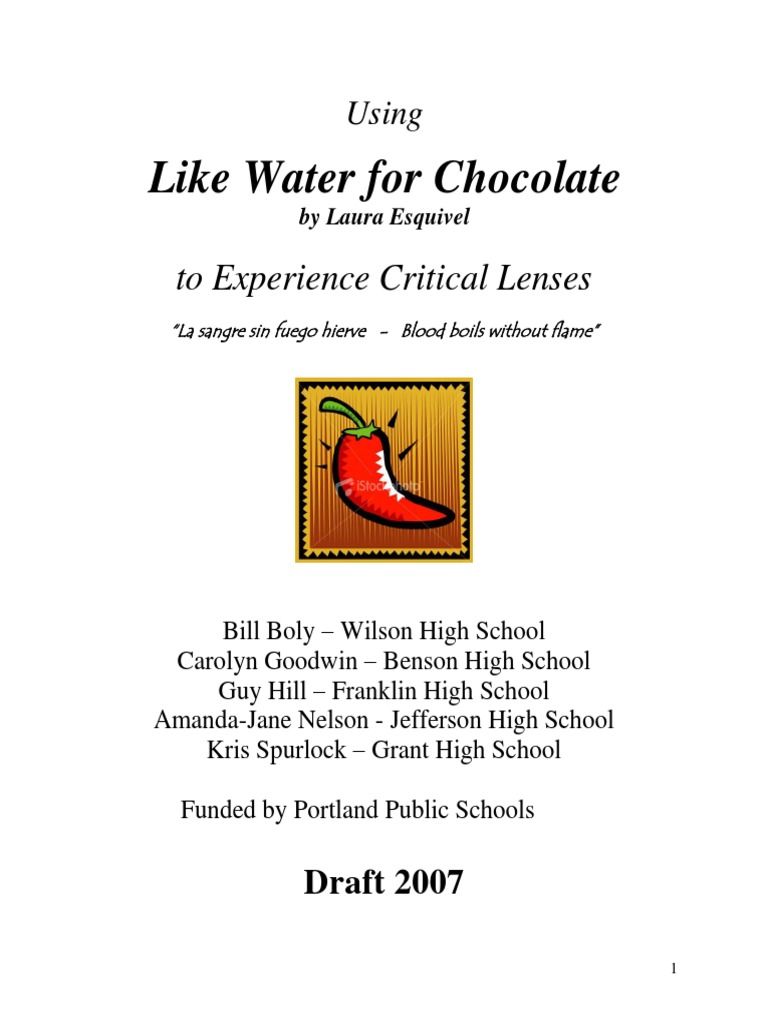 LikeWaterforChocolate Complete PDF | PDF | Reading Comprehension ...