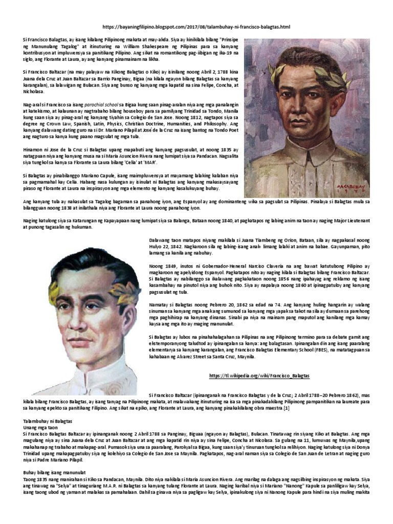 Francisco Balagtas | PDF