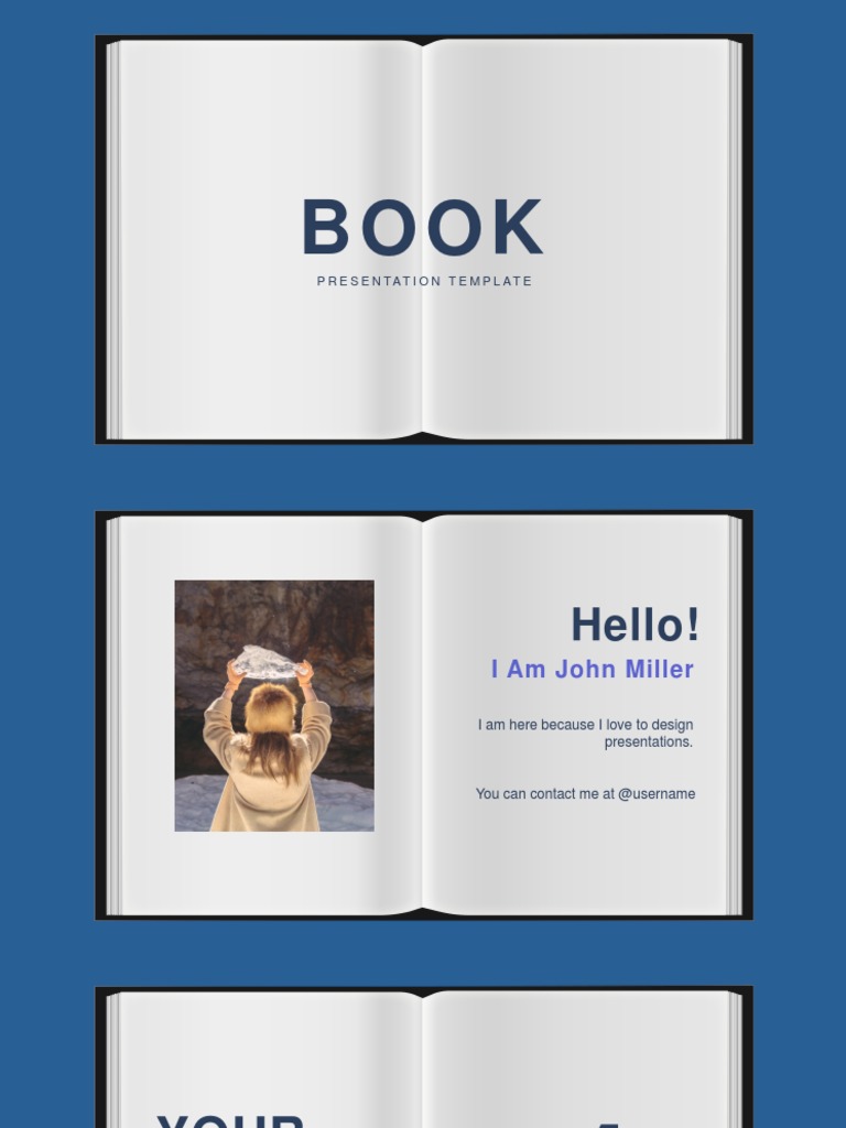 Book Free Powerpoint Template | PDF | Microsoft Power Point | Marketing