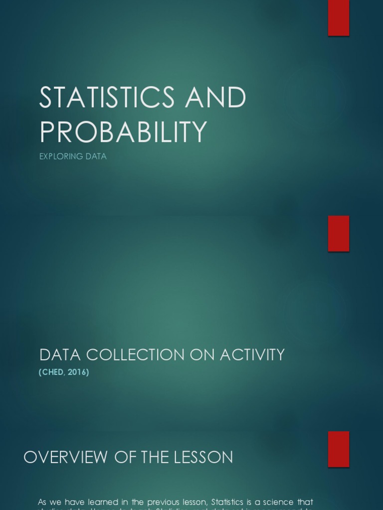 Statistics and Probability - Exploring Data | Download Free PDF ...