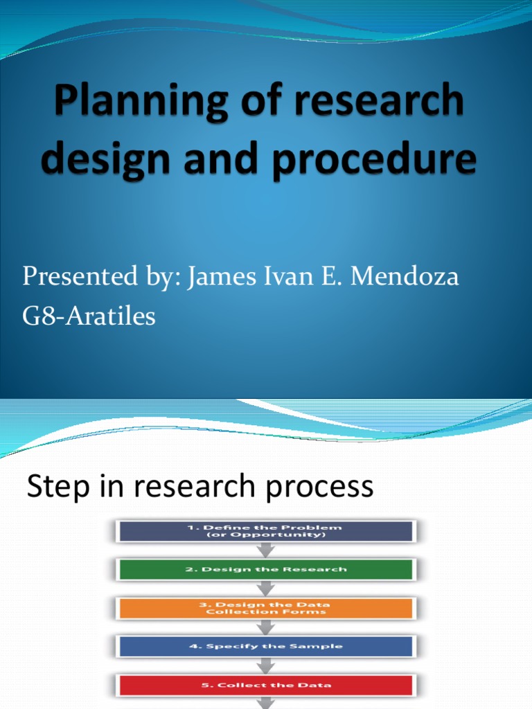 Planning of Research Design and Procedure | Download Free PDF ...