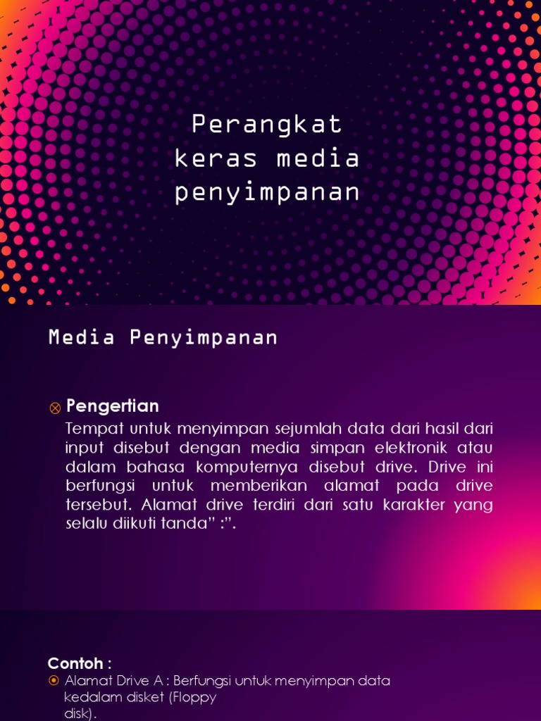 Perangkat Keras Media Penyimpanan AKWAN CAKRA TAJIMALELA | PDF