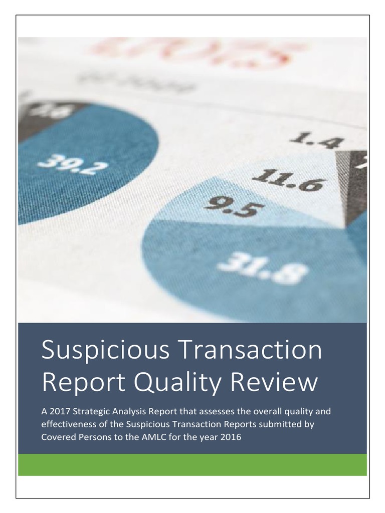 STR Quality Review PDF | PDF | Fraud | Money Laundering