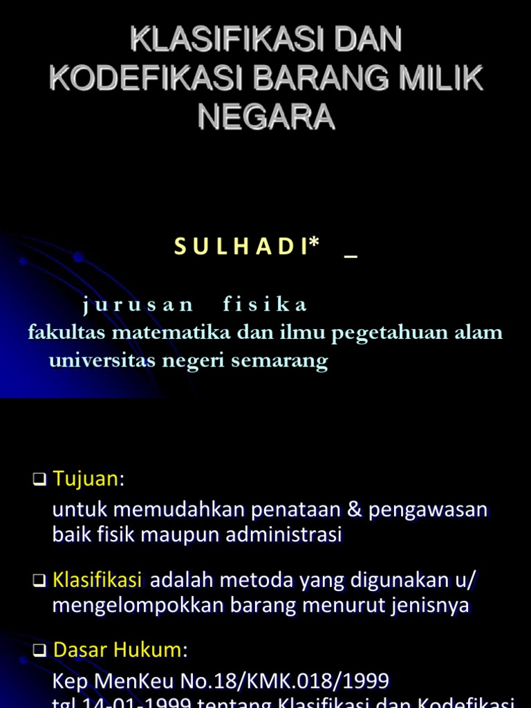 Klasifikasi & Kodefikasi | PDF