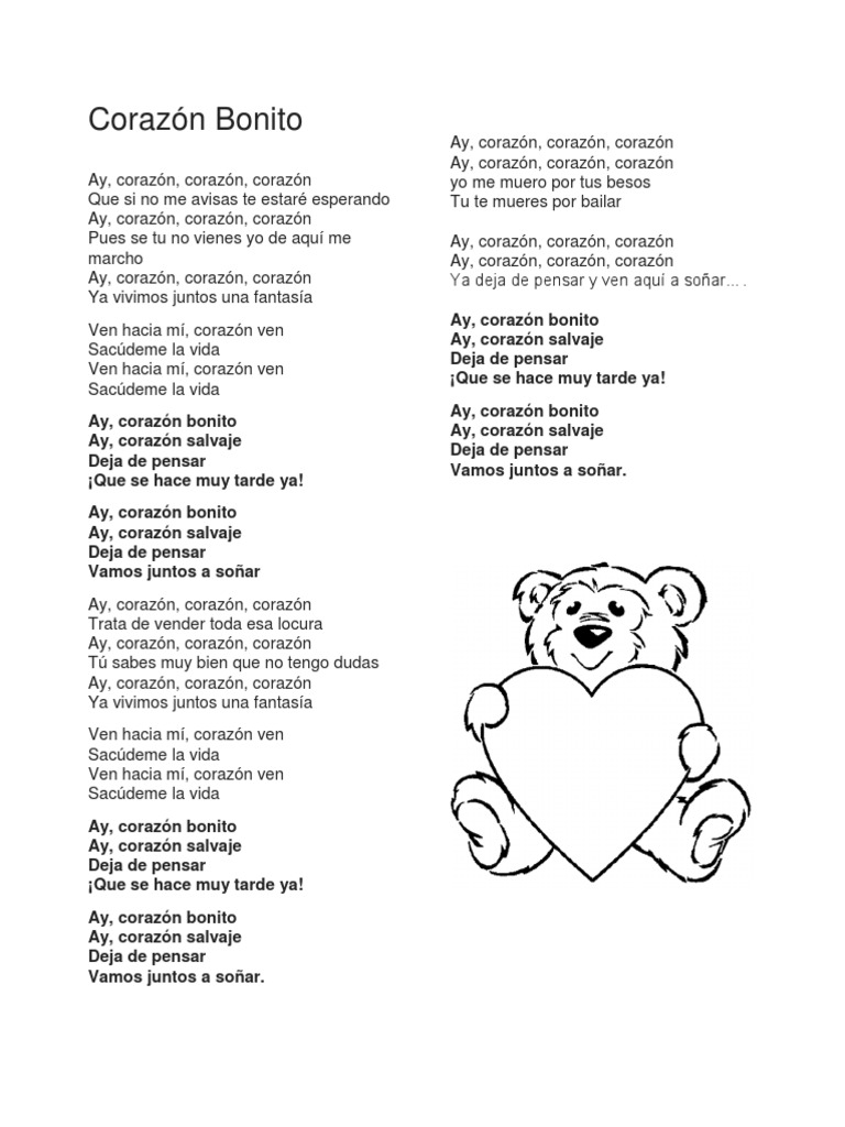 Corazón Bonito | PDF