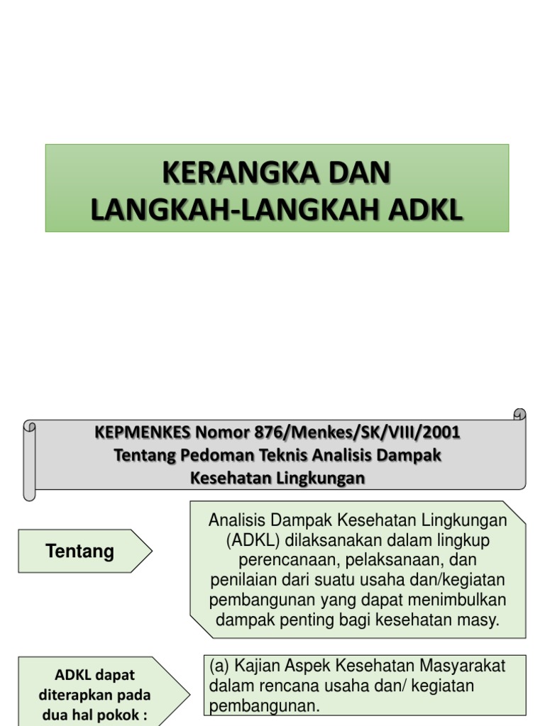 Kerangka & Langkah2 ADKL | PDF