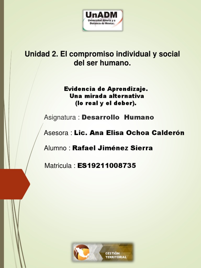 DH - U2 - Ea - Rajs | PDF | Moralidad | Nación