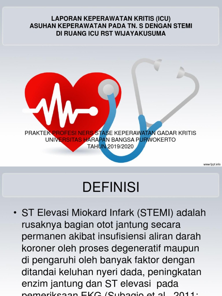 Presentasi STEMI | PDF | Kesehatan Holistik