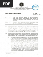 Local Budget Memorandum No. 92a | PDF | Government | Philippines