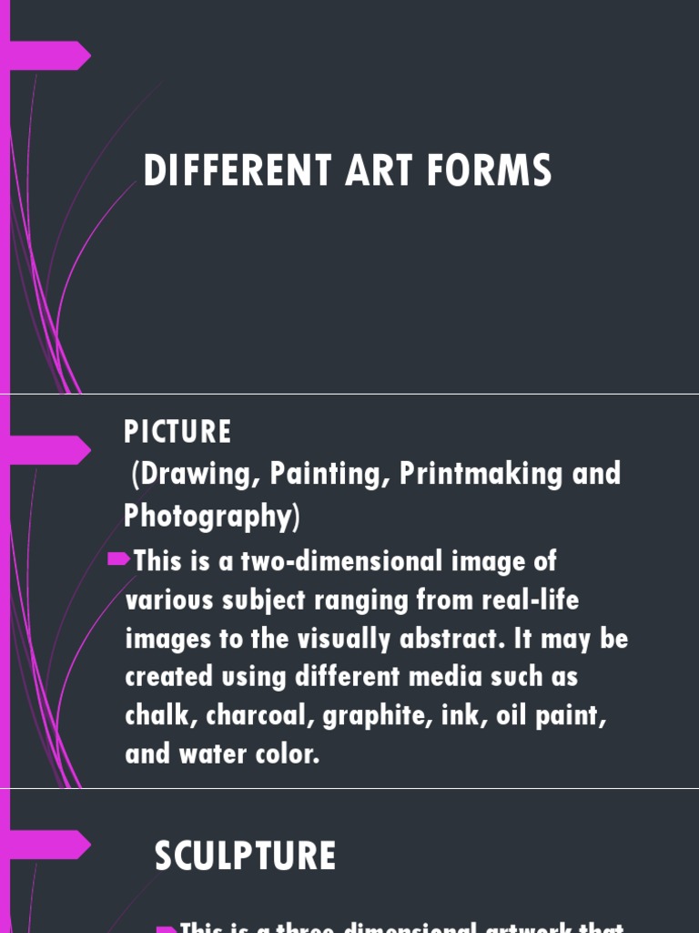 Different Art Forms | PDF | Art Media | Paintings
