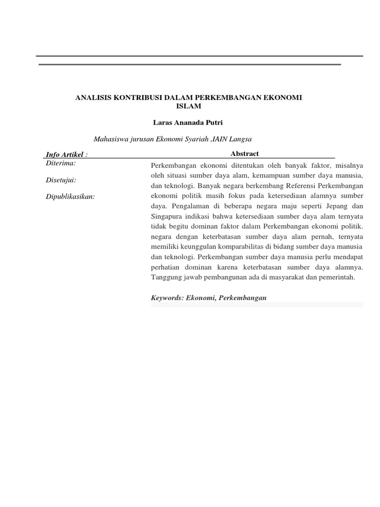 Laras Ananda Putri | PDF