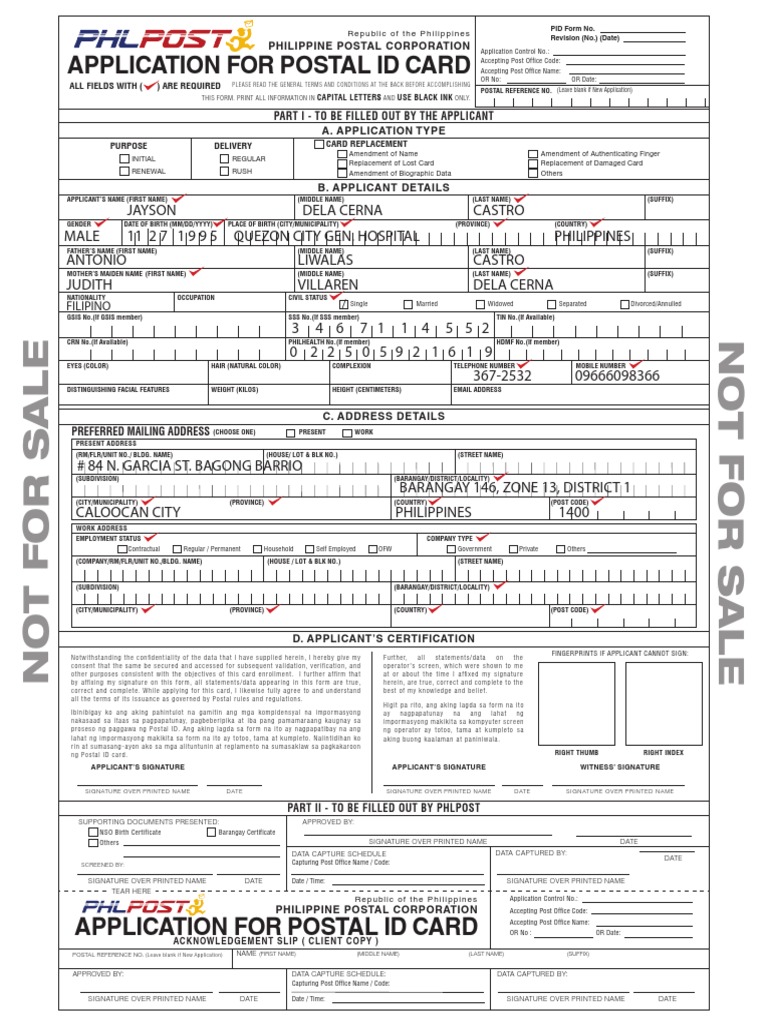 Pid Application Form | PDF | Travel Visa | Mail